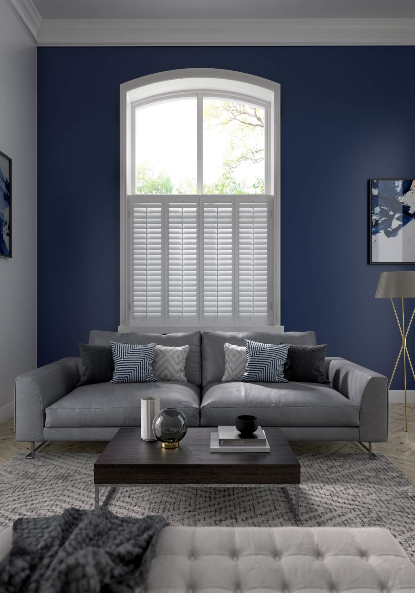 Cafe Style Shutters - Plantation Shutters Dublin- Signature Blinds